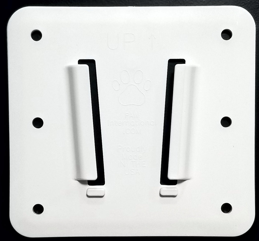RV TV Bracket White 3 Piece Set, 1 Polymer TV Bracket (100x100mm), 2 P ...