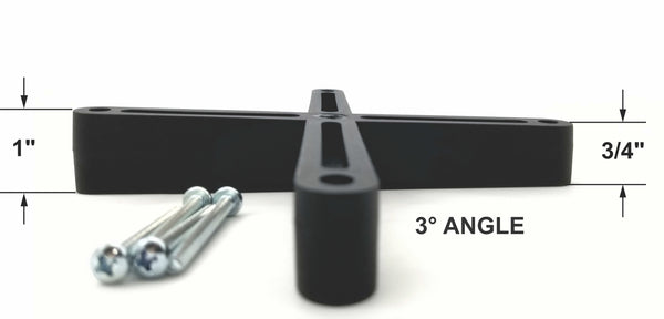 Angled Spacer for Steel or Polymer 100mm x 100mm RV TV Brackets – PAW ...