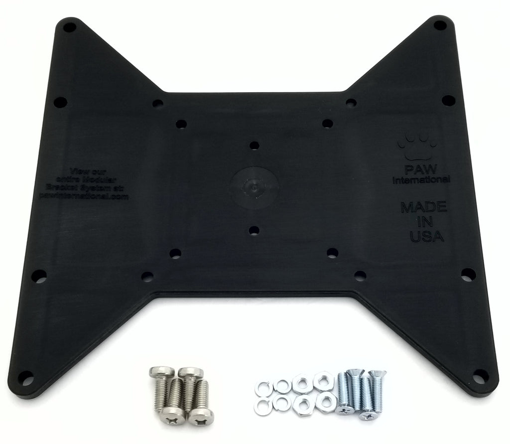 200mm x 200mm & 200x100mm Polymer TV VESA Adapter Plate with Hardware ...