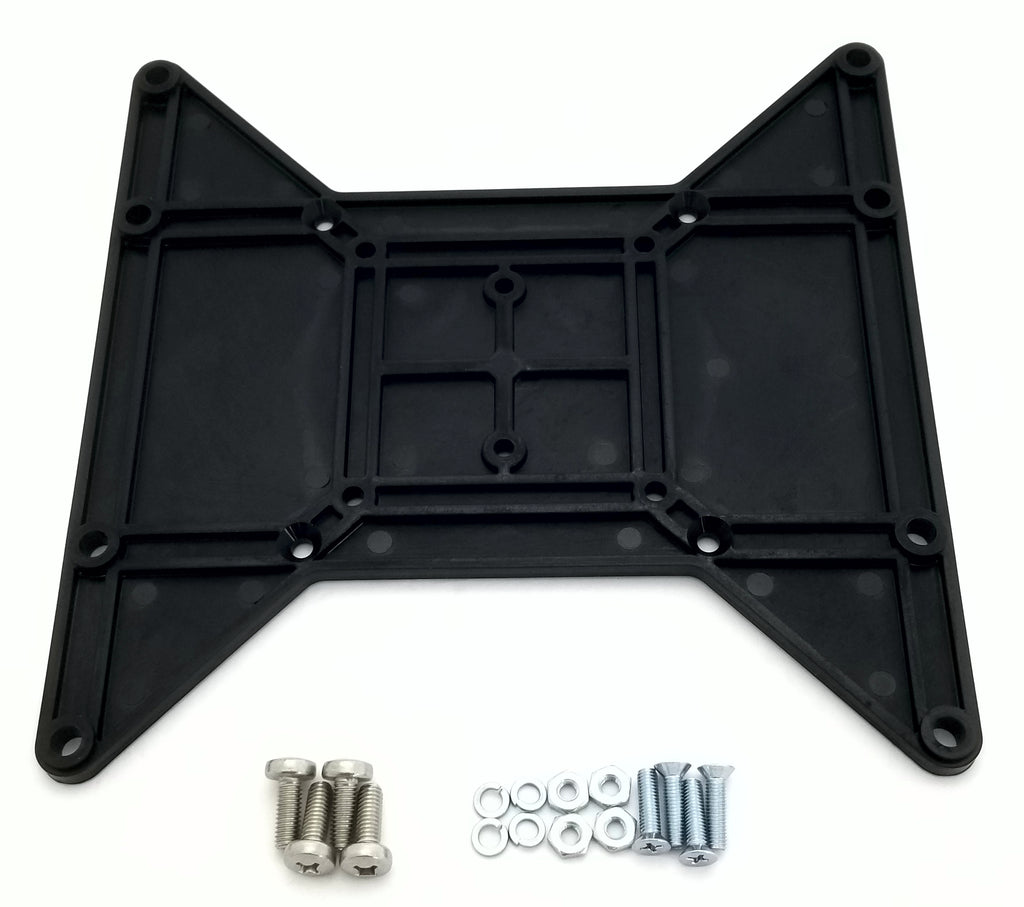 200mm x 200mm & 200x100mm Polymer TV VESA Adapter Plate with Hardware ...
