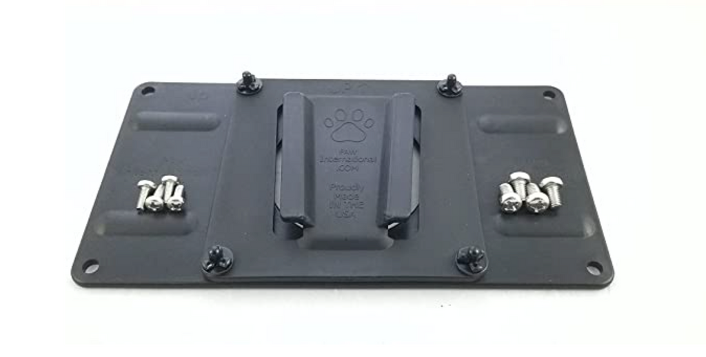 200mm x 100mm VESA Adapter with PAW POLYMER RV TV Bracket Attached ...